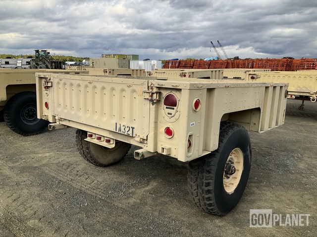 1998 US ARMY Tank Automotive Command M1102 Cargo Trailer in Butner ...
