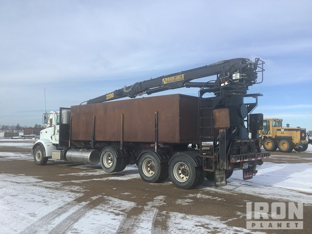 Builtrite 2200 on 2012 Peterbilt 367 8x4 Grapple Truck in Bemidji ...