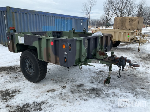 Surplus 1998 US ARMY Tank Automotive Command M1102 Cargo Trailer in ...