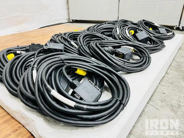 Surplus Quantity of (20) LEX 50 ft Electrical Distribution Power Cords ...