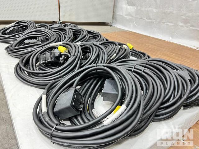 Surplus Quantity of (20) LEX 50 ft Electrical Distribution Power Cords ...