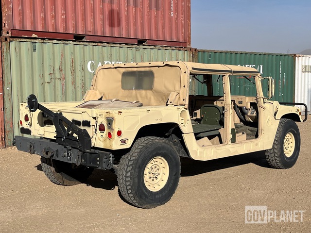Surplus 2007 AM General M1097R1 HMMWV 4 Door Soft Top w/Truck Body in ...