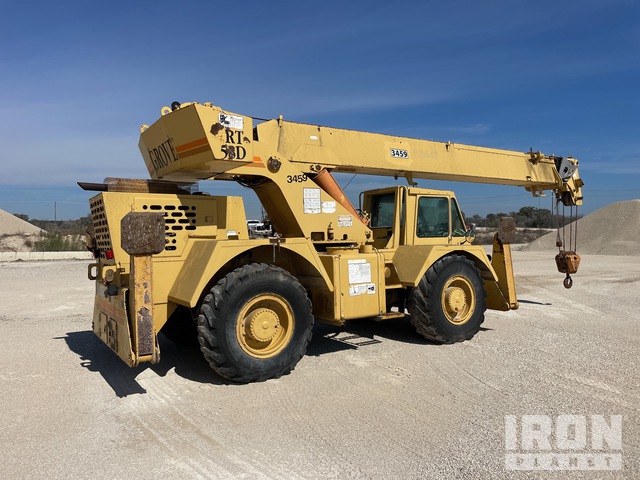 1996 Grove RT58D 20 ton 4x4 Rough Terrain Crane in Hondo, Texas, United ...