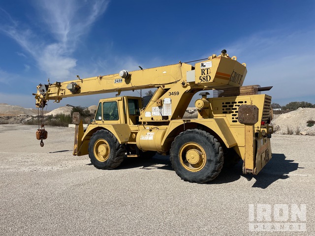 1996 Grove RT58D 20 ton 4x4 Rough Terrain Crane in Hondo, Texas, United ...