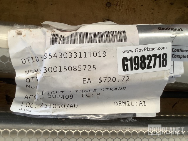 Surplus (2) Pelican 9440 RALS Remote Area Lights & (9) Assorted Single ...