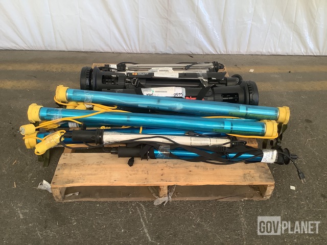 Surplus (2) Pelican 9440 RALS Remote Area Lights & (9) Assorted Single ...