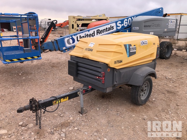2017 Atlas Copco XAS185KD7 PE T4F Mobile Air Compressor in Carlsbad ...