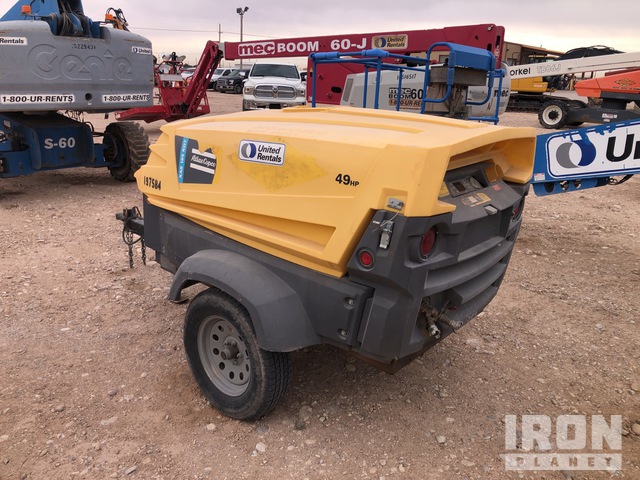 2017 Atlas Copco XAS185KD7 PE T4F Mobile Air Compressor in Carlsbad ...