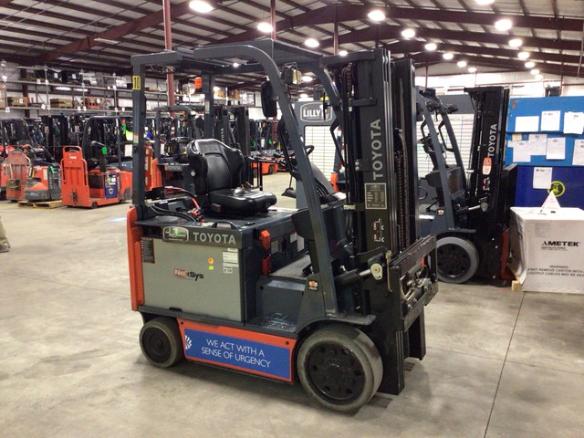 2019 Toyota 8FBCHU25 Electric Forklift in Belden, Mississippi, United ...