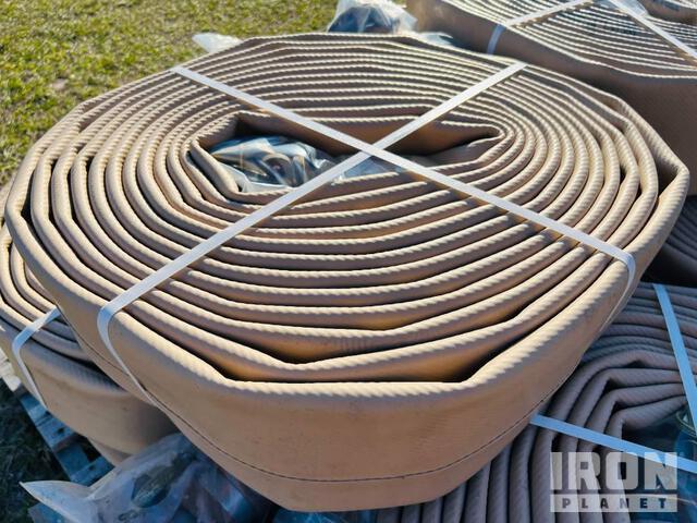 Quantity of (10) 4 in x 50 ft Lay Flat Fuel/Water Segment Hose (Unused ...