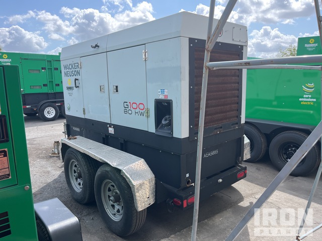 2018 Wacker Neuson G100 80 kW Mobile Generator Set in Coral Springs ...
