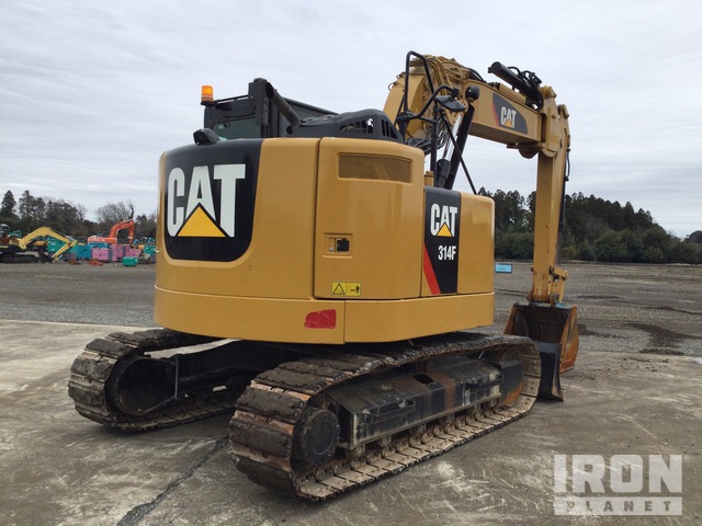 2019 年 Cat 314FCR Tracked Excavator in Narita City, Japan (Asia-Pacific ...