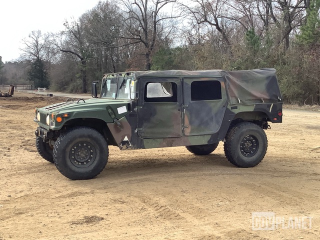 Surplus 1993 AM General M1097 HMMWV 4 Door Soft Top w/Truck Body in ...
