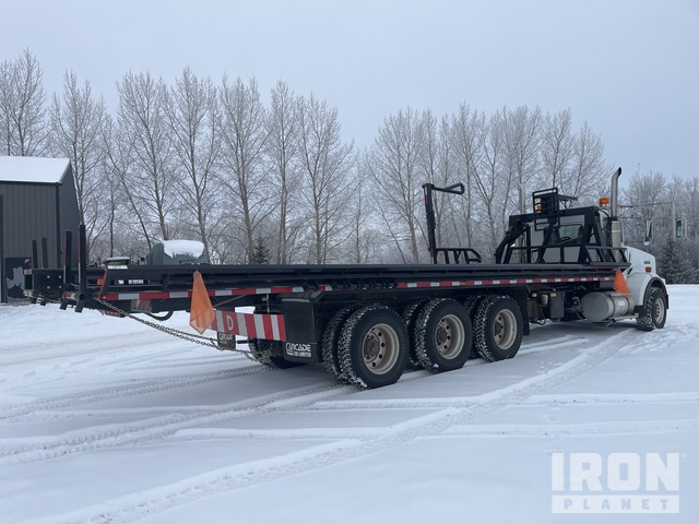 2005 Kenworth T800 Wide Hood 8x6 Bale Picker Bale Wagon in St Paul ...
