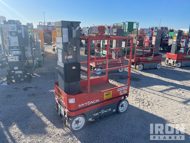 2016 Skyjack SJ16 Electric Vertical Mast Lift in Morris, Illinois ...