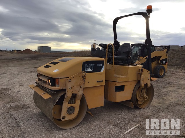 2009 Cat CB34 Double Drum Roller in Gillette, Wyoming, United States ...