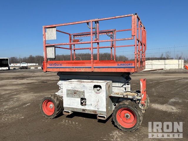 2008 Skyjack SJ6832RT Dual Fuel 4x4 Scissor Lift in Carleton, Michigan ...