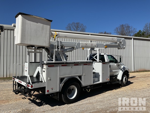 2012 Terex Hi-Ranger 5TC-55 55 ft on 2015 Ford F-750 XL Super Duty XL 4x2 Cable Placer Bucket ...