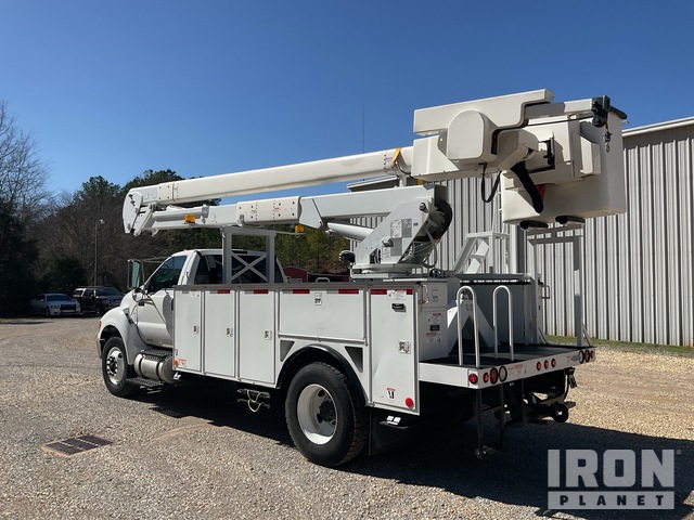 2012 Terex Hi-Ranger 5TC-55 55 ft on 2015 Ford F-750 XL Super Duty XL 4x2 Cable Placer Bucket ...