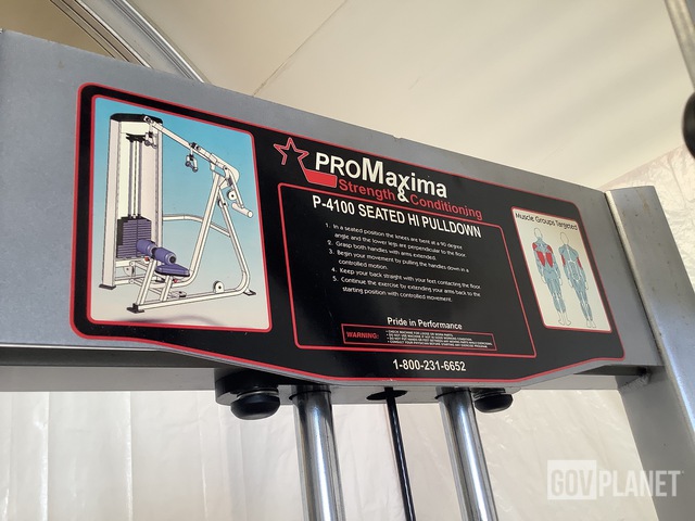Surplus ProMaxima P-4100 Seated Pulldown Machine in Kapolei, Hawaii ...