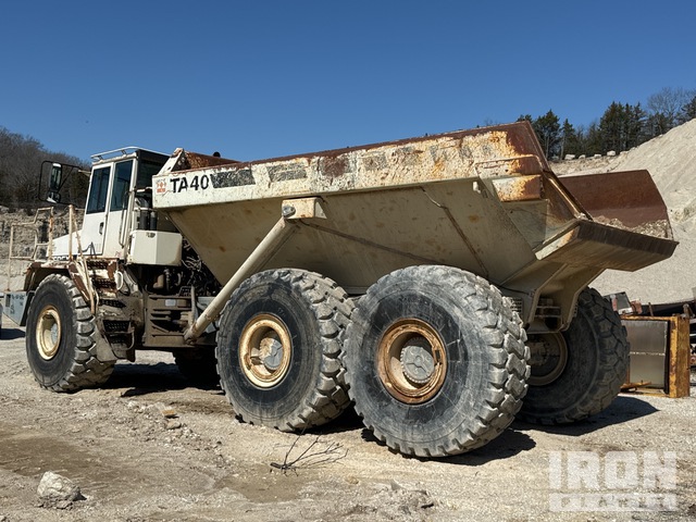 1983 Terex TA40 Articulated Dump Truck in Troy, Missouri, United States ...