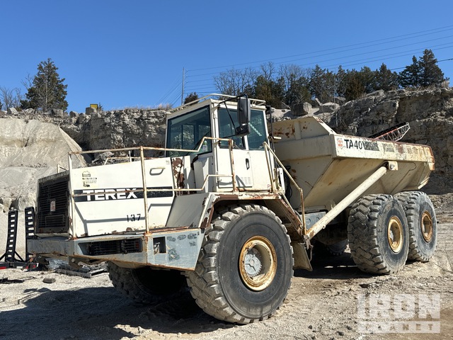 1983 Terex TA40 Articulated Dump Truck in Troy, Missouri, United States ...
