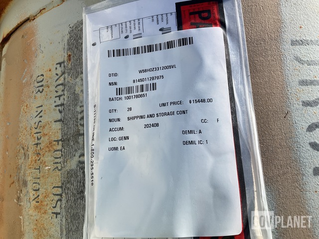 Surplus (2) Engine Shipping & Storage Containers in Butner, North ...