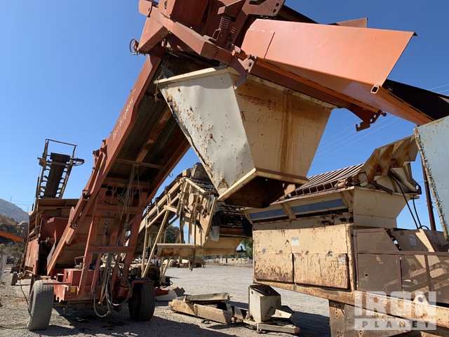 1998 Extec Bio Raptor Portable Screen Plant in Lakeside, California ...