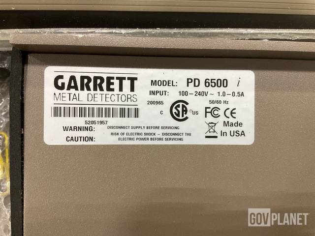 Surplus Garrett PD 6500i Walk-Through Metal Detector in Chambersburg ...