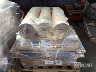 Surplus (27) Rolls of TAPPI T403, 410, T414, T461 Treated Kraft Paper ...