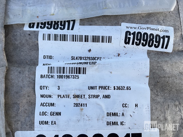 Surplus (3) 41"x42"x3" Aluminum Plates in Lake Butler, Florida, United ...