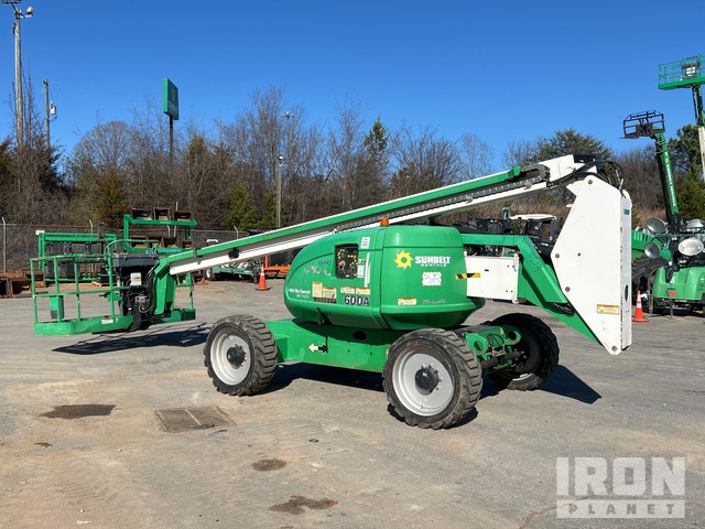 2014 JLG 600A 4WD Diesel Articulating Boom Lift, GASTONIA, North ...