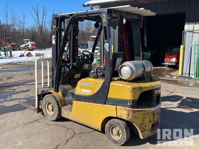 2012 Yale GLP050LXNUAE087 4800 lb Pneumatic Tire Forklift in Danboro ...