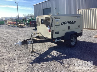 2012 Doosan XP375WCU 375 cfm Mobile Air Compressor in Geismar ...