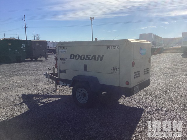 2012 Doosan XP375WCU 375 cfm Mobile Air Compressor in Geismar ...
