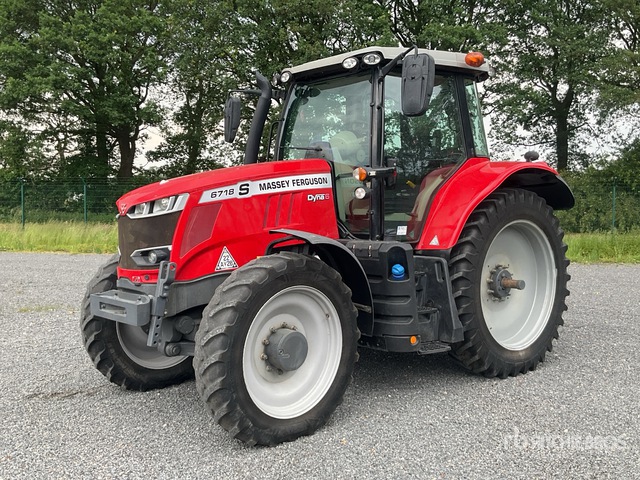 2019 Massey Ferguson 6718S Dyna 6 4WD Tractor | Ritchie Bros. Auctioneers