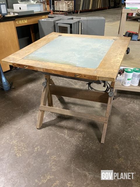 Vintage Hamilton Light Box Drafting Table in Indiana, Pennsylvania ...