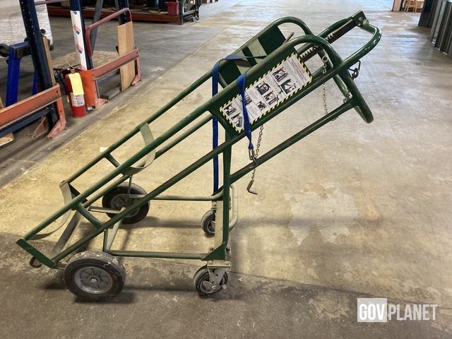 Liquid Gas Cylinder Truck Dolly Cart MODEL 86U-4 Industrial Handling ...