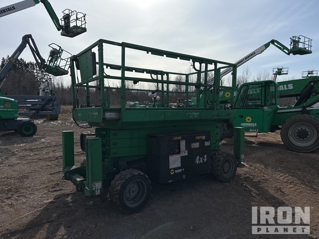 2014 Genie GS3369RT Dual Fuel 4x4 Scissor Lift in Hermantown, Minnesota ...