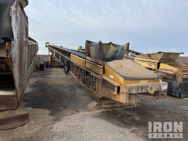 2002 Masaba 36x100 36 in x 100 ft Portable Stacking Conveyor in ...