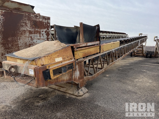 2002 Masaba 36x100 36 in x 100 ft Portable Stacking Conveyor in ...