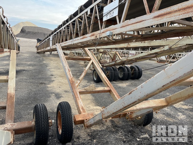 2002 Masaba 36x100 36 in x 100 ft Portable Stacking Conveyor in ...