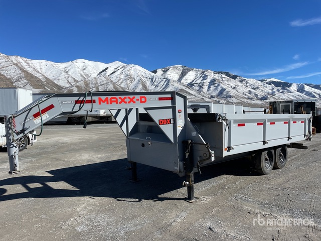 2022 Maxey 16 ft T/A Gooseneck Dump Utility Trailer (Inoperable) | Ritchie Bros. Auctioneers