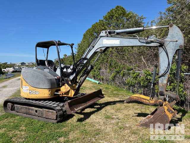 2006 John Deere 50D Mini Excavator in New Port Richey, Florida, United ...