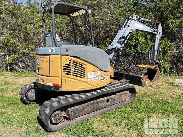 2006 John Deere 50D Mini Excavator in New Port Richey, Florida, United ...