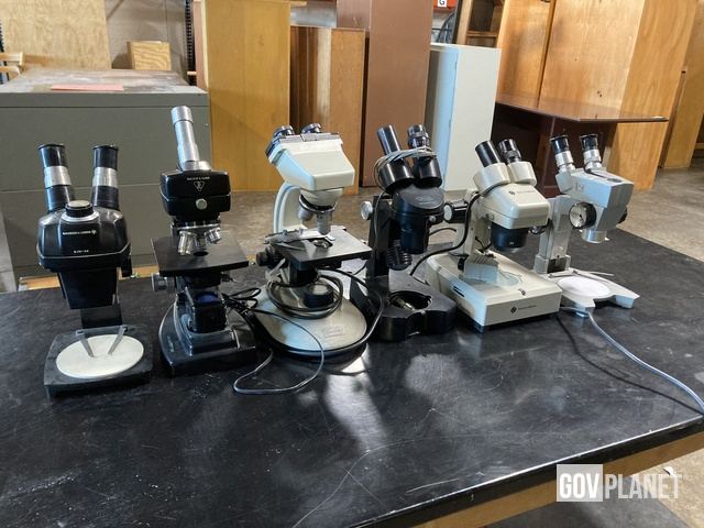 Microscopes School University Science Lab Equipment lot of 6 in Indiana ...