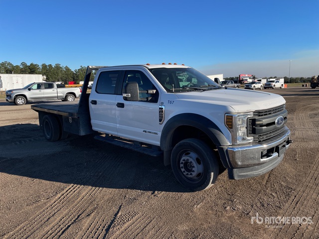 2018 Ford F-450 4x4 Crew Cab Flatbed Truck in Dundee, Florida, United ...