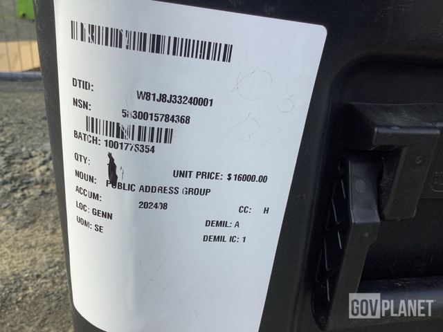 Surplus American Technology LRAD-300X Long Range Acoustic Device in ...