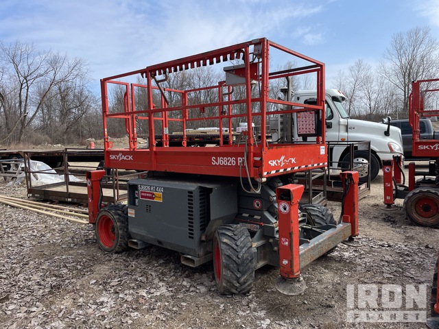 2018 Skyjack SJ6826 RT Diesel Scissor Lift in Allenton, Wisconsin ...