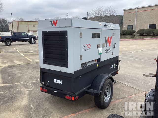 2020 Wacker Neuson G70 58 kW Mobile Generator Set in Longview, Texas ...